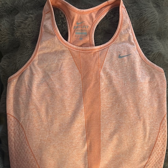 Nike | Tops | Nike Peach Athletic Tank Top | Poshmark